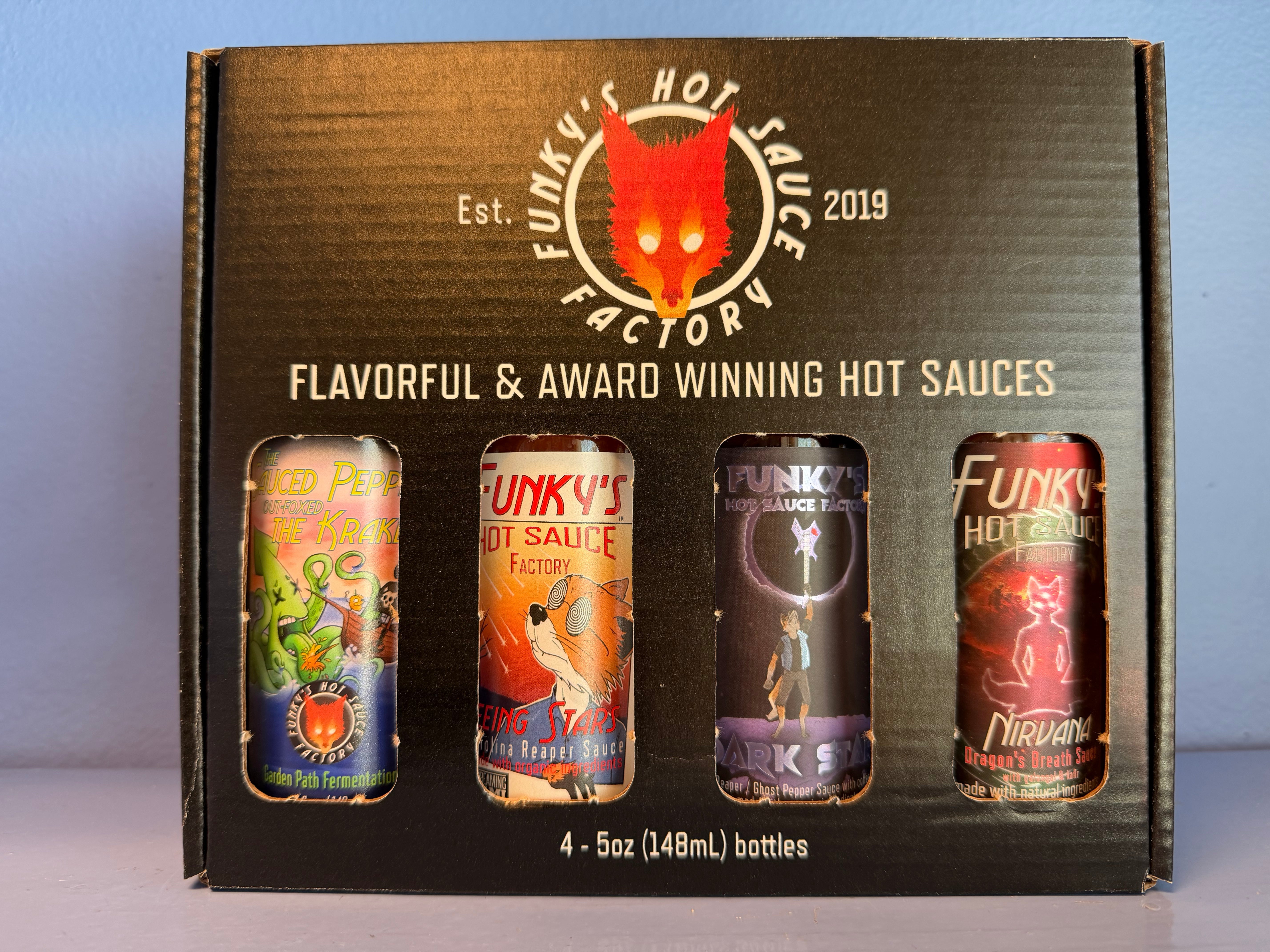 Hot Sauce Packs – Funky's Hot Sauce Factory